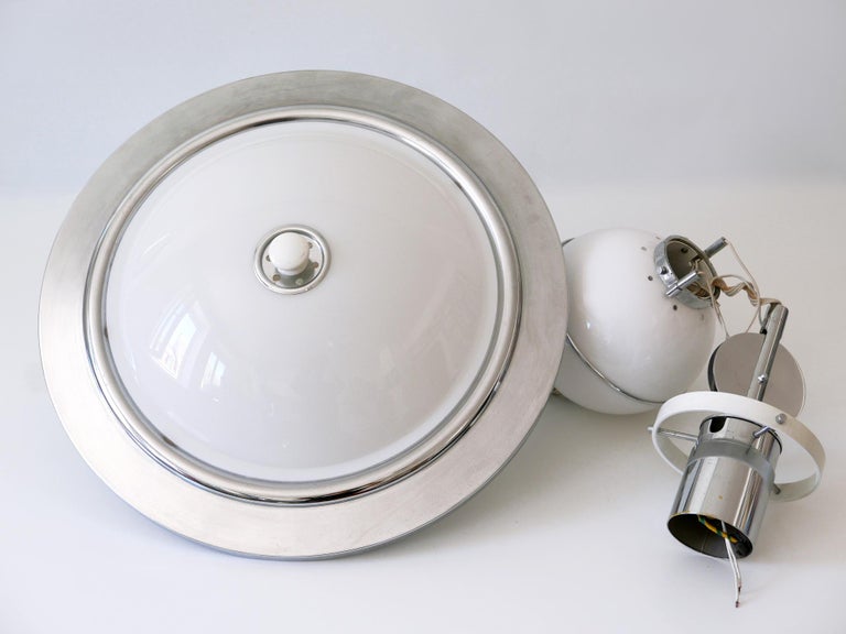 Rare and Large Mid-Century Modern Counterweight Pendant Lamp 'UFO ...