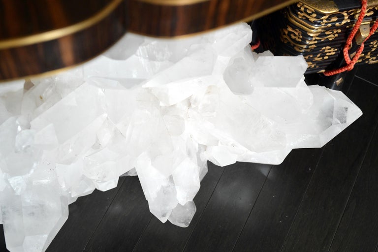 Rare Large Natural Rock Crystal Quartz Cluster For Sale at 1stDibs
