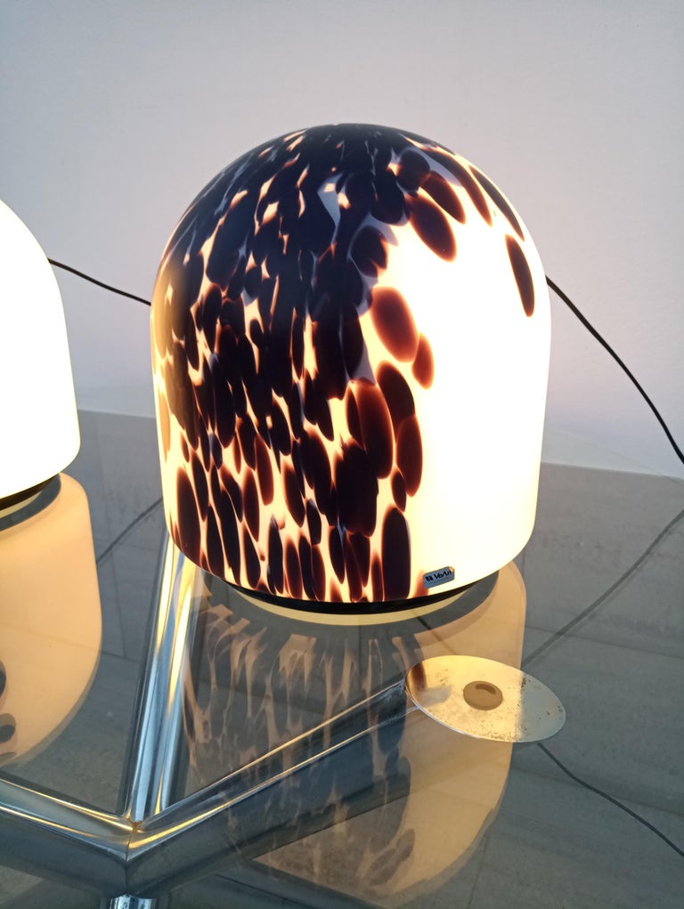 Rare Large Pair of Veart Murano Table Lamps by Giorgio De Ferrari ...