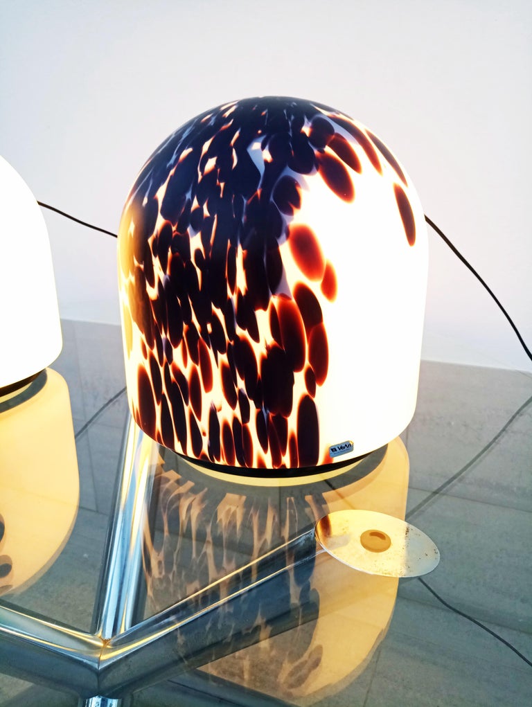Rare Large Pair of Veart Murano Table Lamps by Giorgio De Ferrari ...