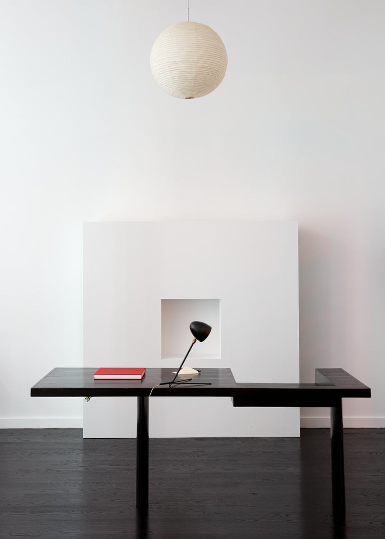 Rare Le Corbusier B.V Doshi Black Ahmedabad Desk/Console For Sale at ...