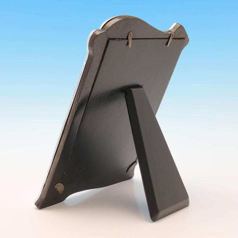 Rare Left and Right Sided Pair of Antique Sterling Silver Photograph ...