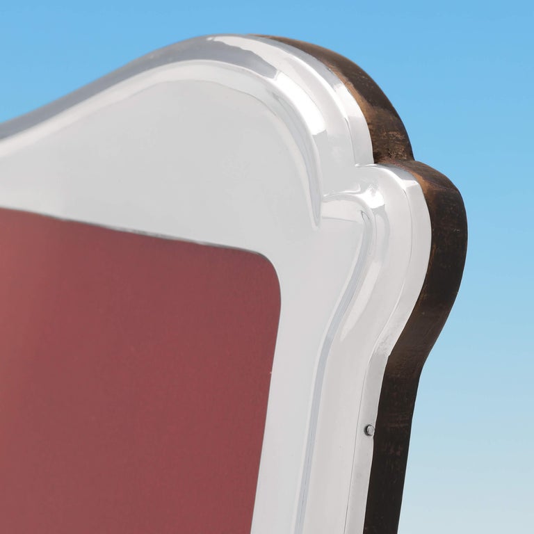 Rare Left and Right Sided Pair of Antique Sterling Silver Photograph ...