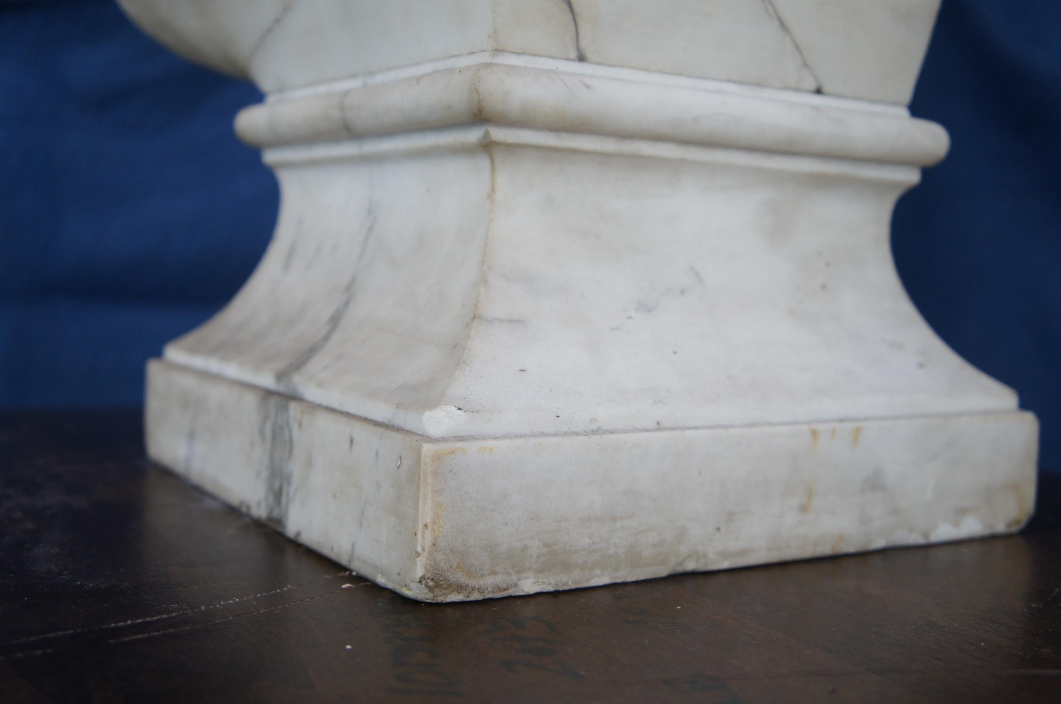 Rare Life Size Antique Marble Bust Statue President Grover Cleveland A ...