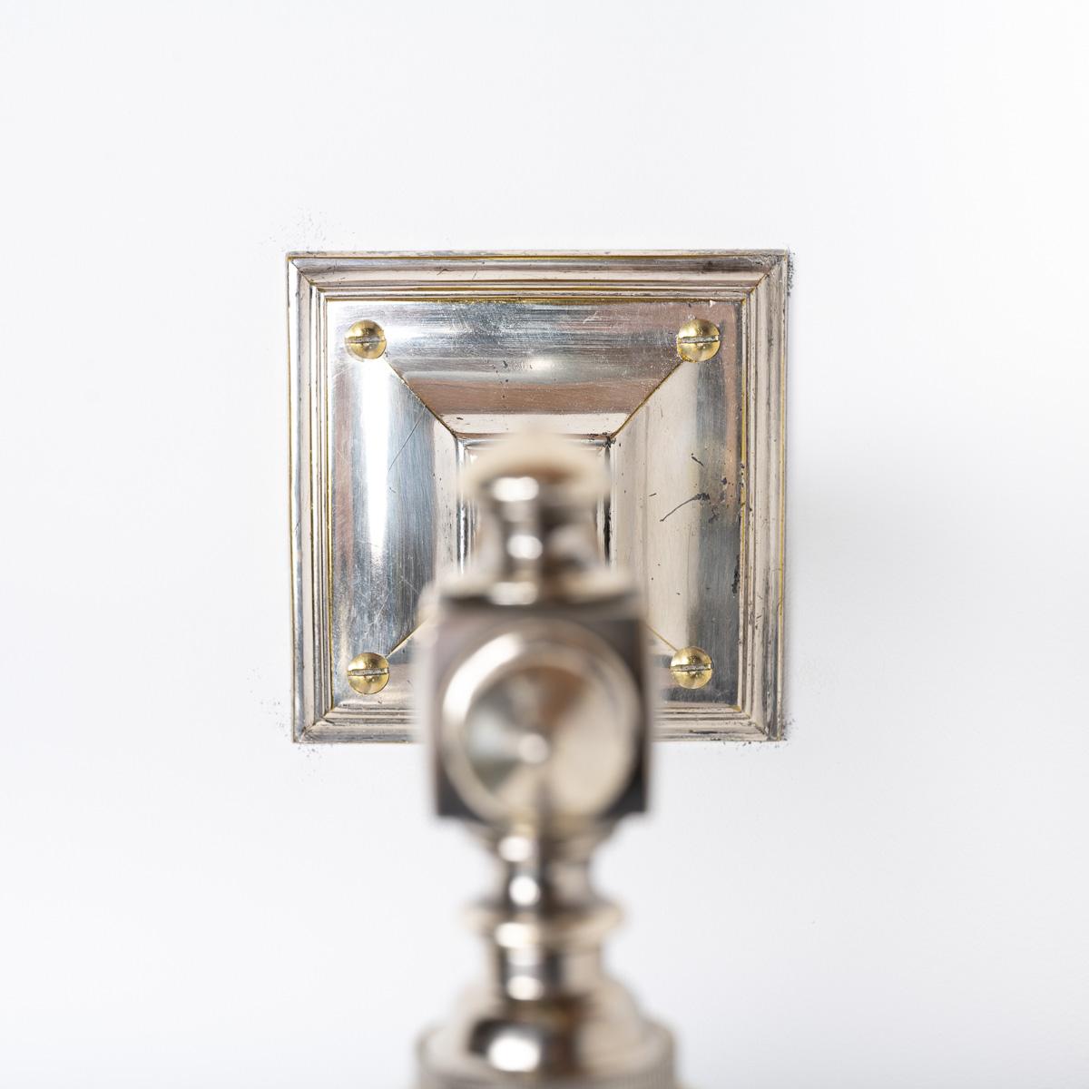Rare Lilac Tinted Prismatic Acorn Holophane Glass Wall Sconces For Sale ...