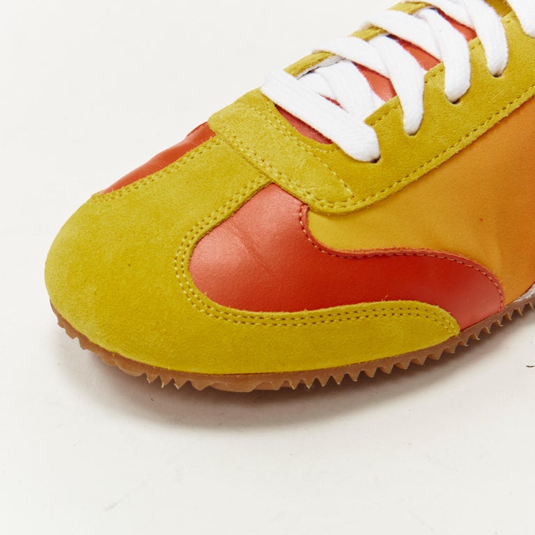 rare LOEWE Flow sunset red yellow gradient low top runner sneaker EU37 ...