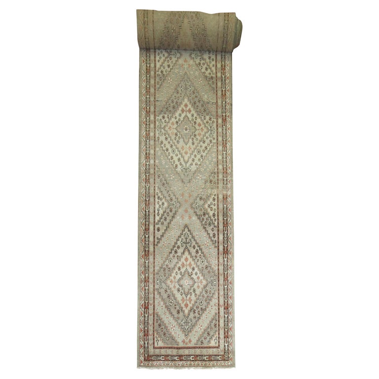 Rare Long Antique Khotan Runner For Sale at 1stDibs