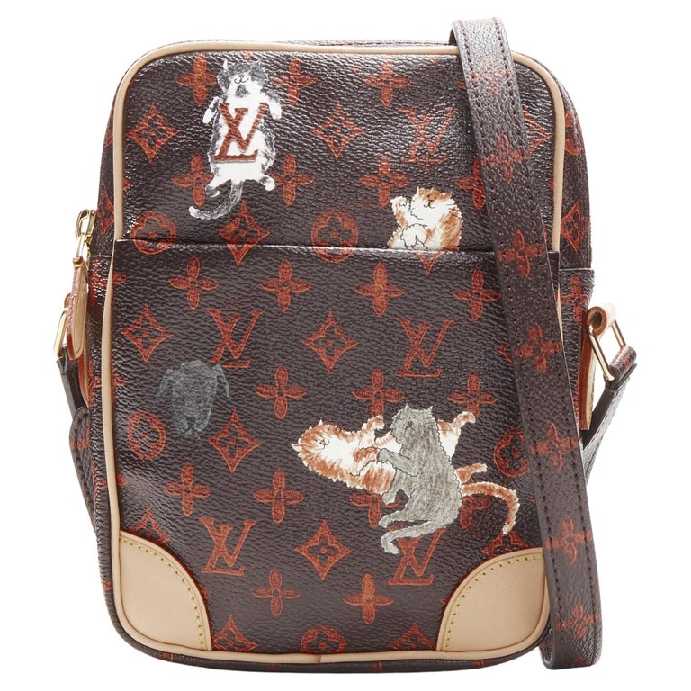 rare LOUIS VUITTON 2018 Runway Catogram Paname GM monogram crossbody ...