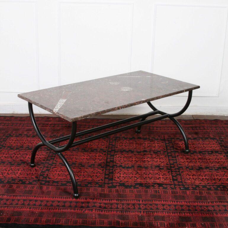 Rare Marble Fossil Coffee Table with Custom Base at 1stDibs | fossil marmor