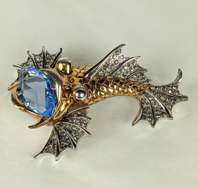 Rare Marcel Boucher Rock Fish Brooch For Sale at 1stDibs