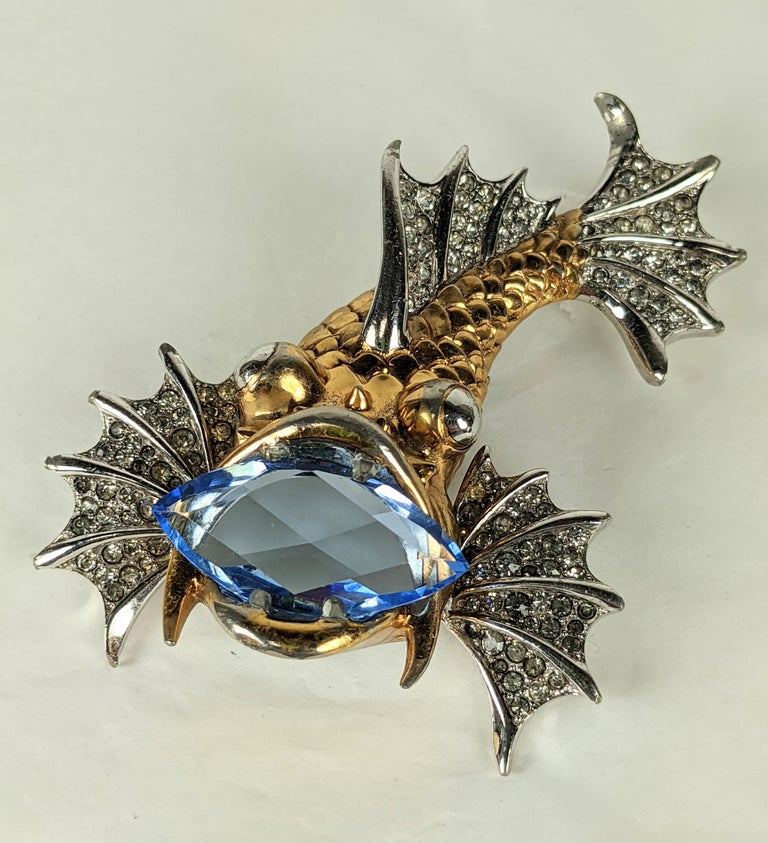 Rare Marcel Boucher Rock Fish Brooch For Sale at 1stDibs