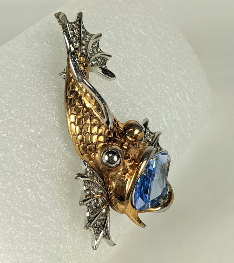 Rare Marcel Boucher Rock Fish Brooch For Sale at 1stDibs