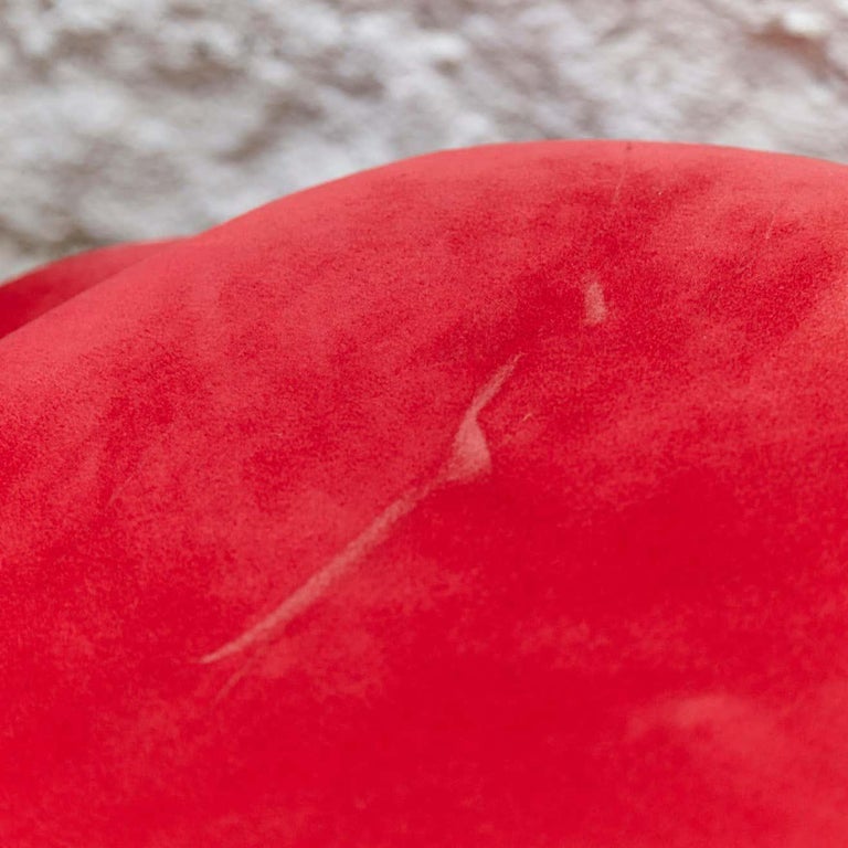 Rare Masanori Umeda Getsuen Lily Red Easy Chair by Edra, circa 1990 For ...