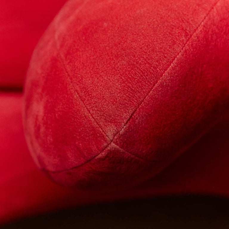 Rare Masanori Umeda Getsuen Lily Red Easy Chair by Edra, circa 1990 For ...