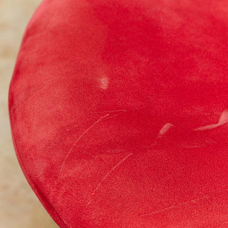 Rare Masanori Umeda Getsuen Lily Red Easy Chair by Edra, circa 1990 For ...