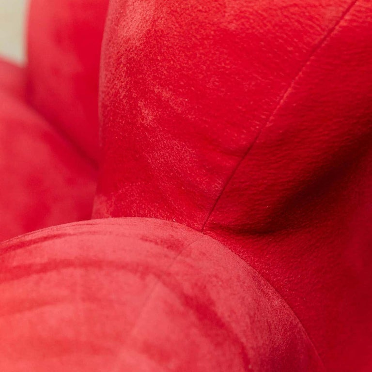 Rare Masanori Umeda Getsuen Lily Red Easy Chair by Edra, circa 1990 For ...