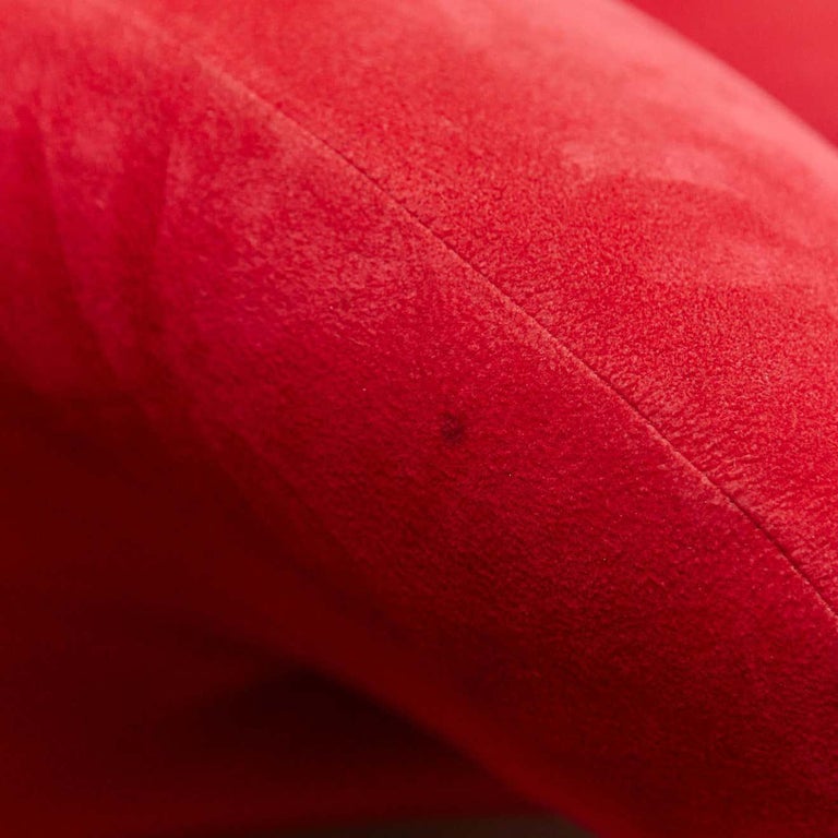 Rare Masanori Umeda Getsuen Lily Red Easy Chair by Edra, circa 1990 For ...