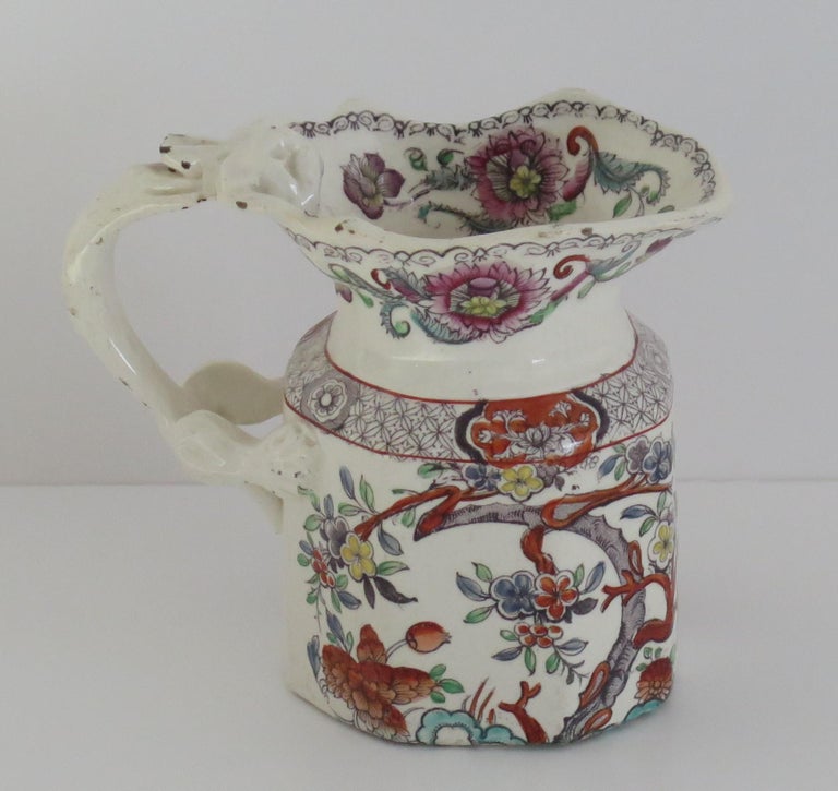 Rare Mason's Ironstone Fenton Jug or pitcher in Tree Peony Pattern ...