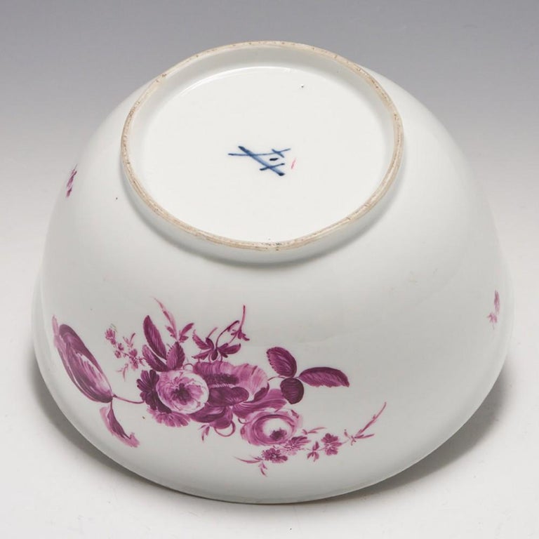 Rare Meissen Dot Period Porcelain Hausmaler Eight Person Tea and Coffee ...