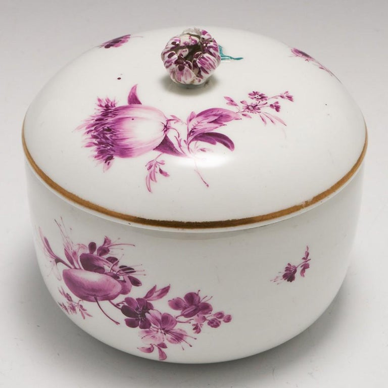 Rare Meissen Dot Period Porcelain Hausmaler Eight Person Tea and Coffee ...