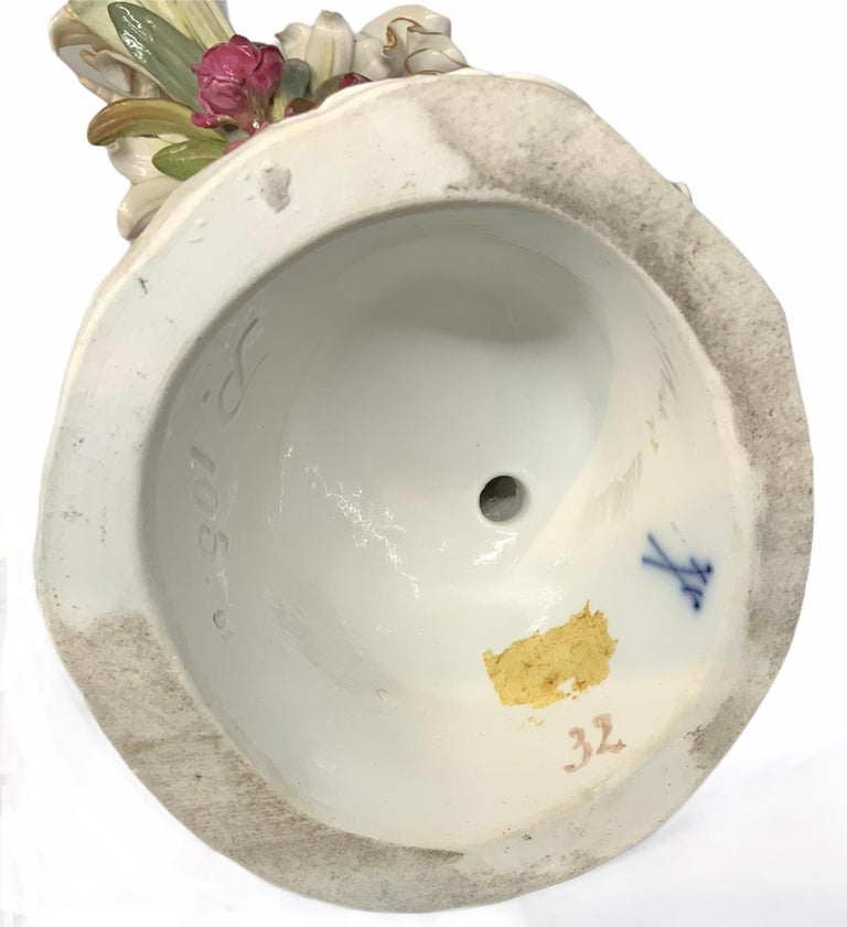 Rare Meissen Porcelain Iris Goddess Sculpture at 1stDibs | iris statue ...