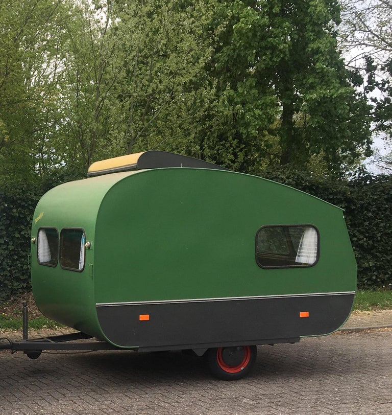 Rare Midcentury Dutch Oldtimer Caravan by Kema, Model Kolibri, 1960s ...