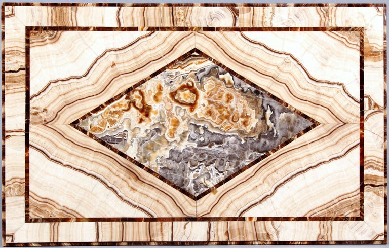 Mid 20th Century Italian Alabaster Marble Coffee Table at 1stDibs