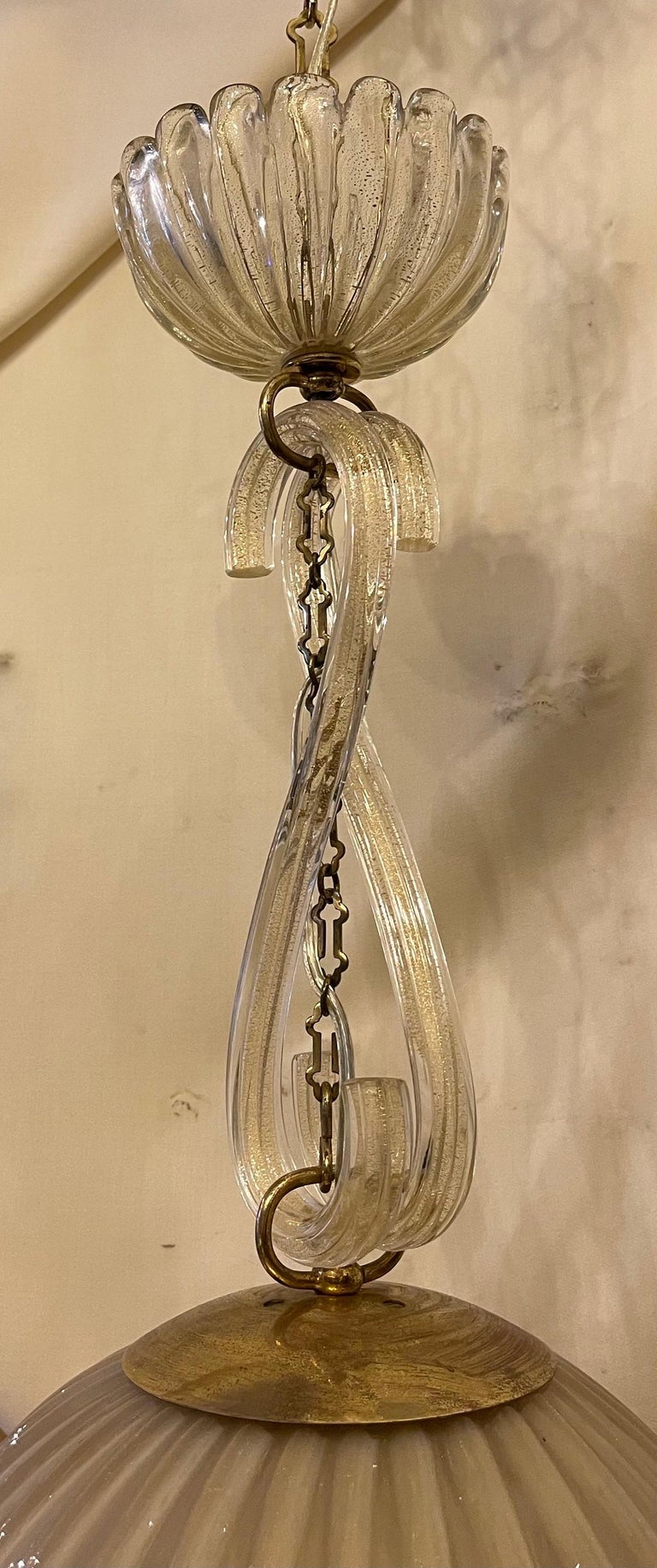 Rare Mid-Century Modern Murano Orrefors Carl Fagerlund Pendant Lantern ...