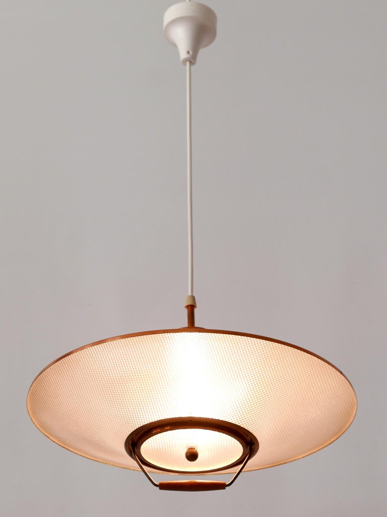 Rare Mid-Century Modern Scandinavian Copper Pendant Lamp or Hanging ...