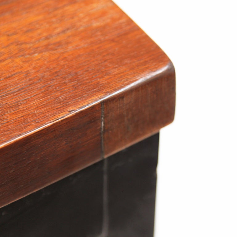 Rare Mid-Century Modern Walnut Push-Button Executive Desk by SLS ...