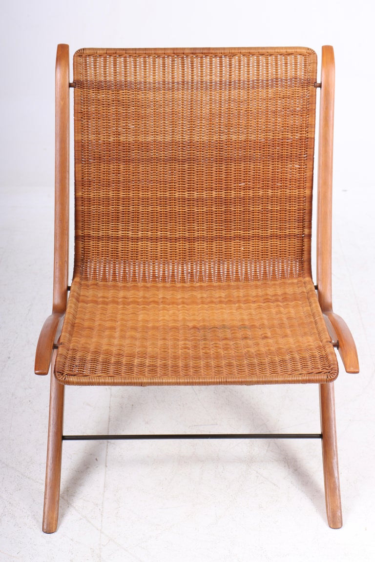 Rare Midcentury Lounge Chair by Hvidt and Mølgaard, Danish Design For ...