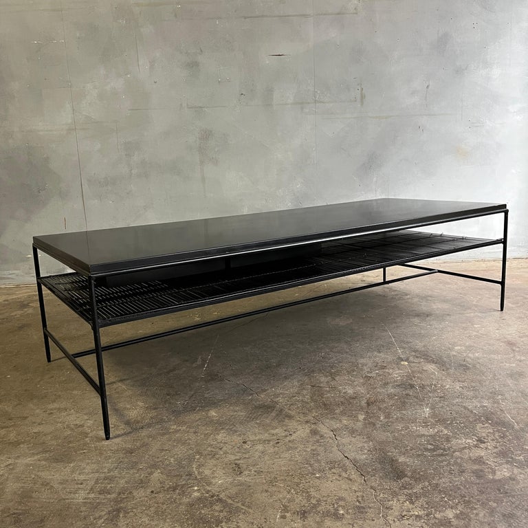 Rare Midcentury Paul McCobb #1584 Coffee Table Bench All Black For Sale ...