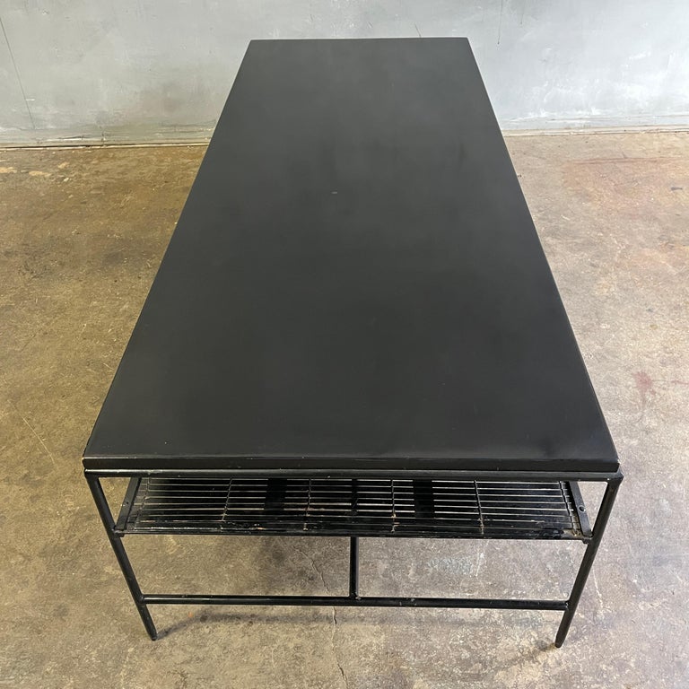 Rare Midcentury Paul McCobb #1584 Coffee Table Bench All Black For Sale ...