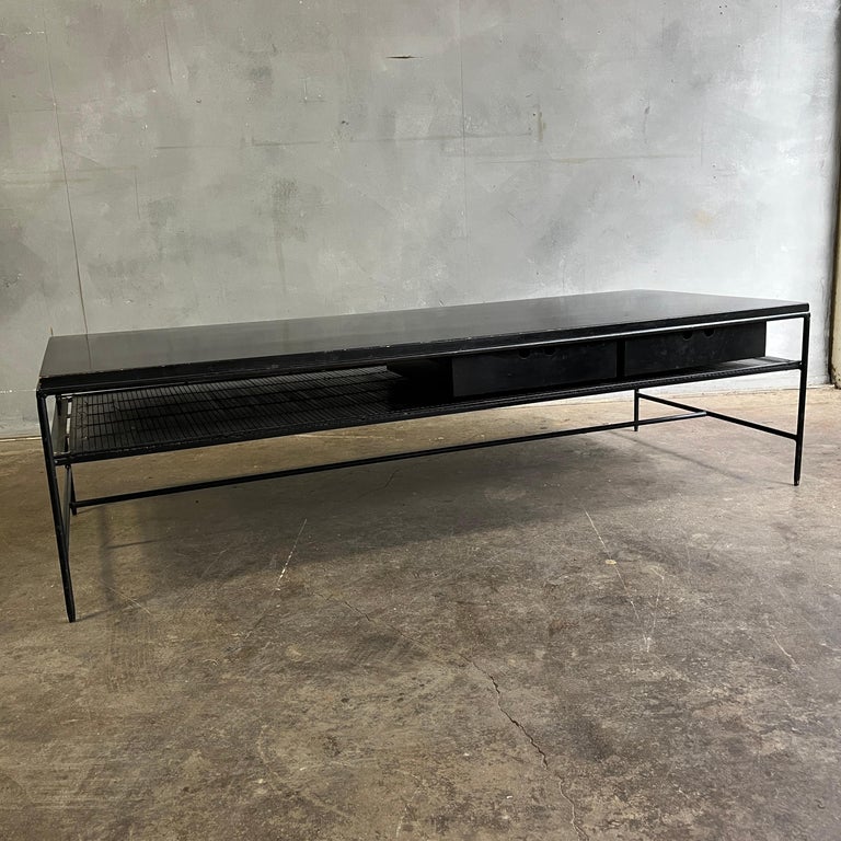 Rare Midcentury Paul McCobb #1584 Coffee Table Bench All Black For Sale ...