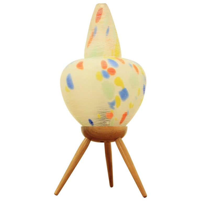 Rare Midcentury Table Lamp ULUV, Krásná Jizba, 1960s For Sale at 1stDibs