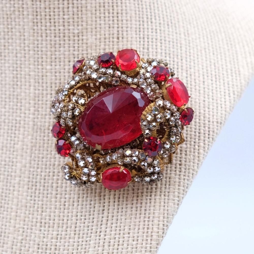 Rare Miriam Haskell Berry Brooch 1960s For Sale at 1stDibs | haskel ...