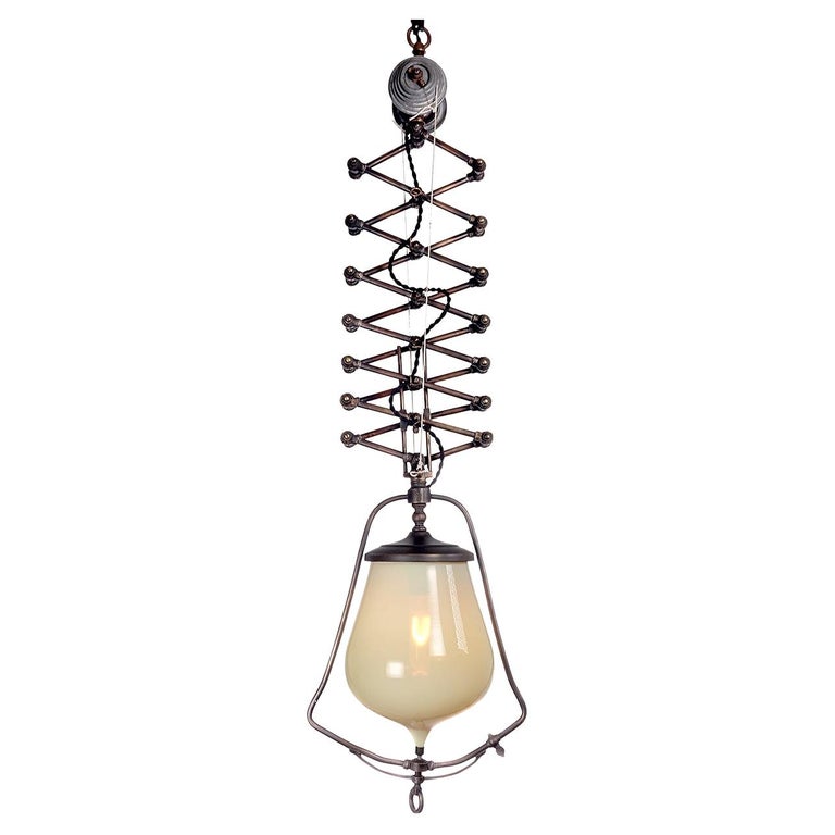 Rare Mitchell Vance Scissor Gas Lamp at 1stDibs