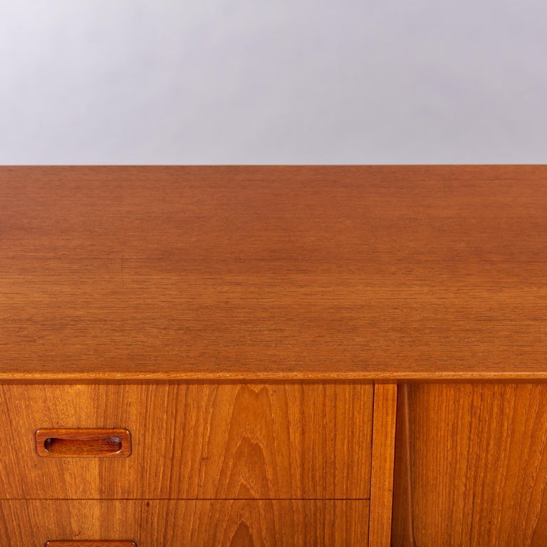 Rare Model 12 Teak Sideboard by Gunni Omann for Omann Jun, 1960s at 1stDibs