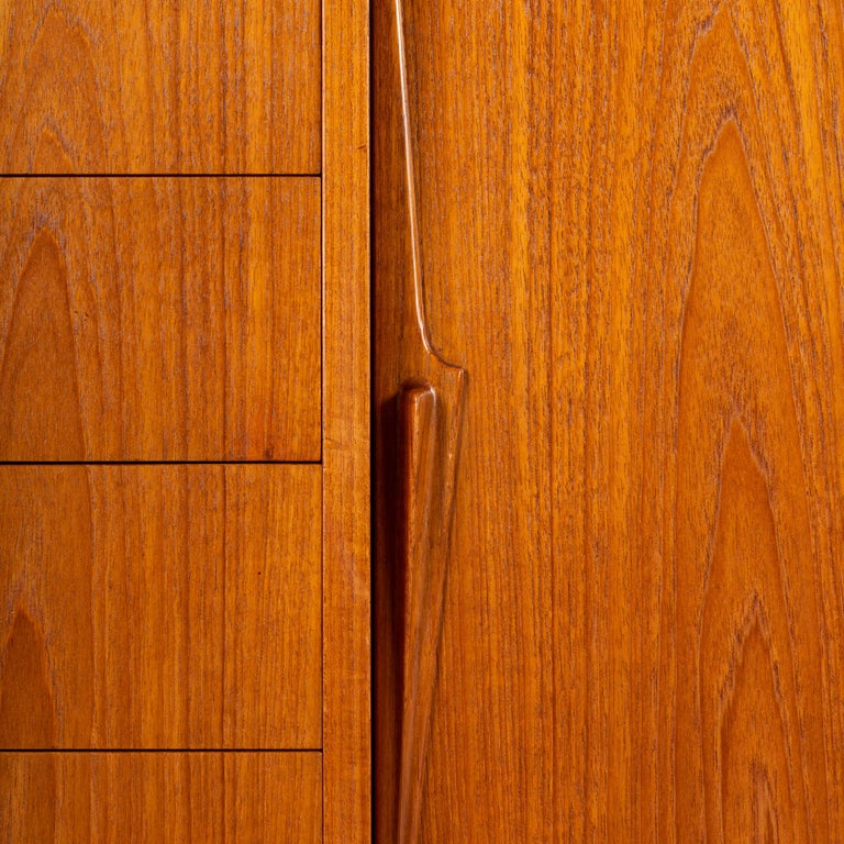 Rare Model 12 Teak Sideboard by Gunni Omann for Omann Jun, 1960s at 1stDibs