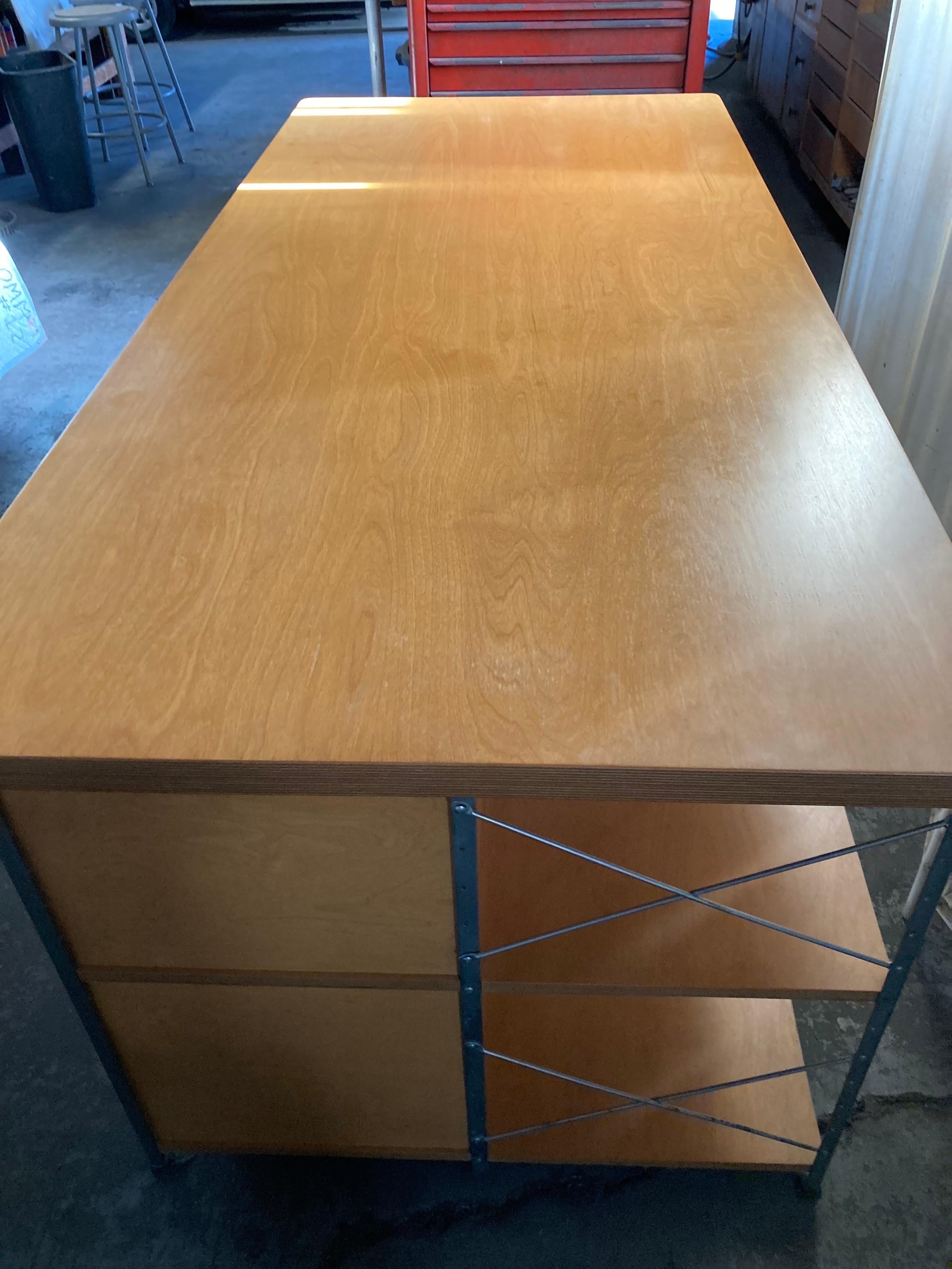 Rare Modernica Eames Case Study Executive Partner's Desk For Sale at ...