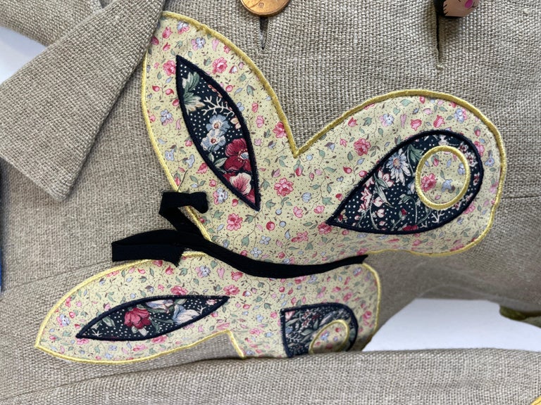 Rare Moschino Cheap and Chic "Patch" Jacket For Sale at 1stDibs