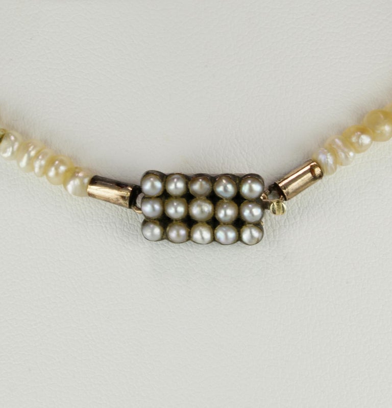 Rare Natural Basra Pearls Long Flapper Necklace 33.3 Grams at 1stDibs ...