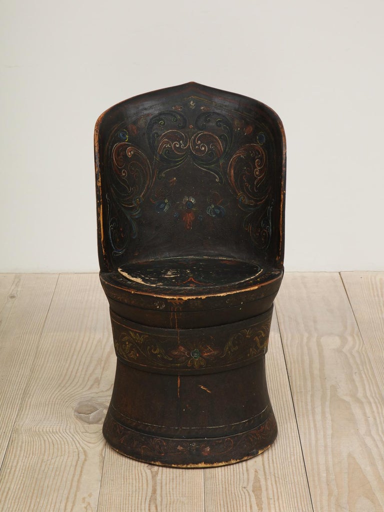 Rare Norwegian Kubbestol, circa 1850, Origin Telemark, Norway For Sale ...