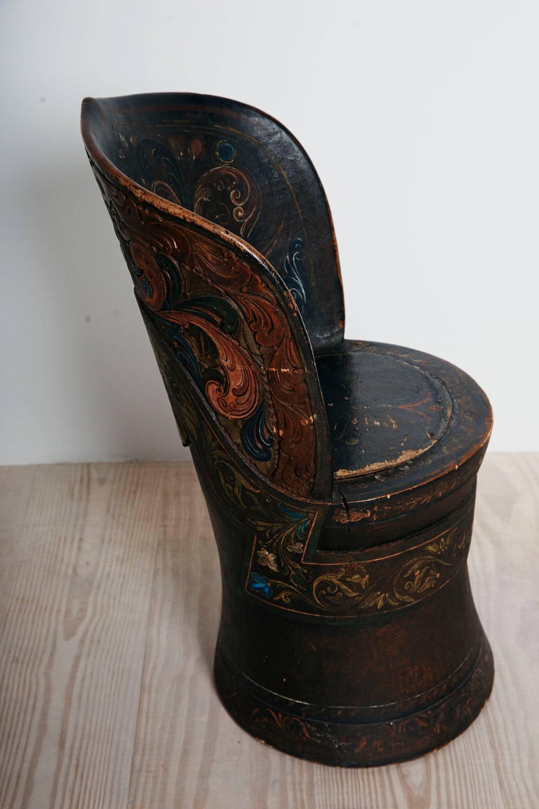 Rare Norwegian Kubbestol, circa 1850, Origin Telemark, Norway For Sale ...