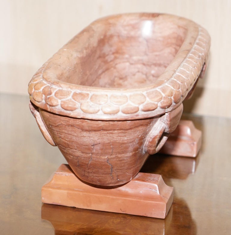 Rare Original Early 19th Century Roman Grand Tour Rosso Antico Marble ...