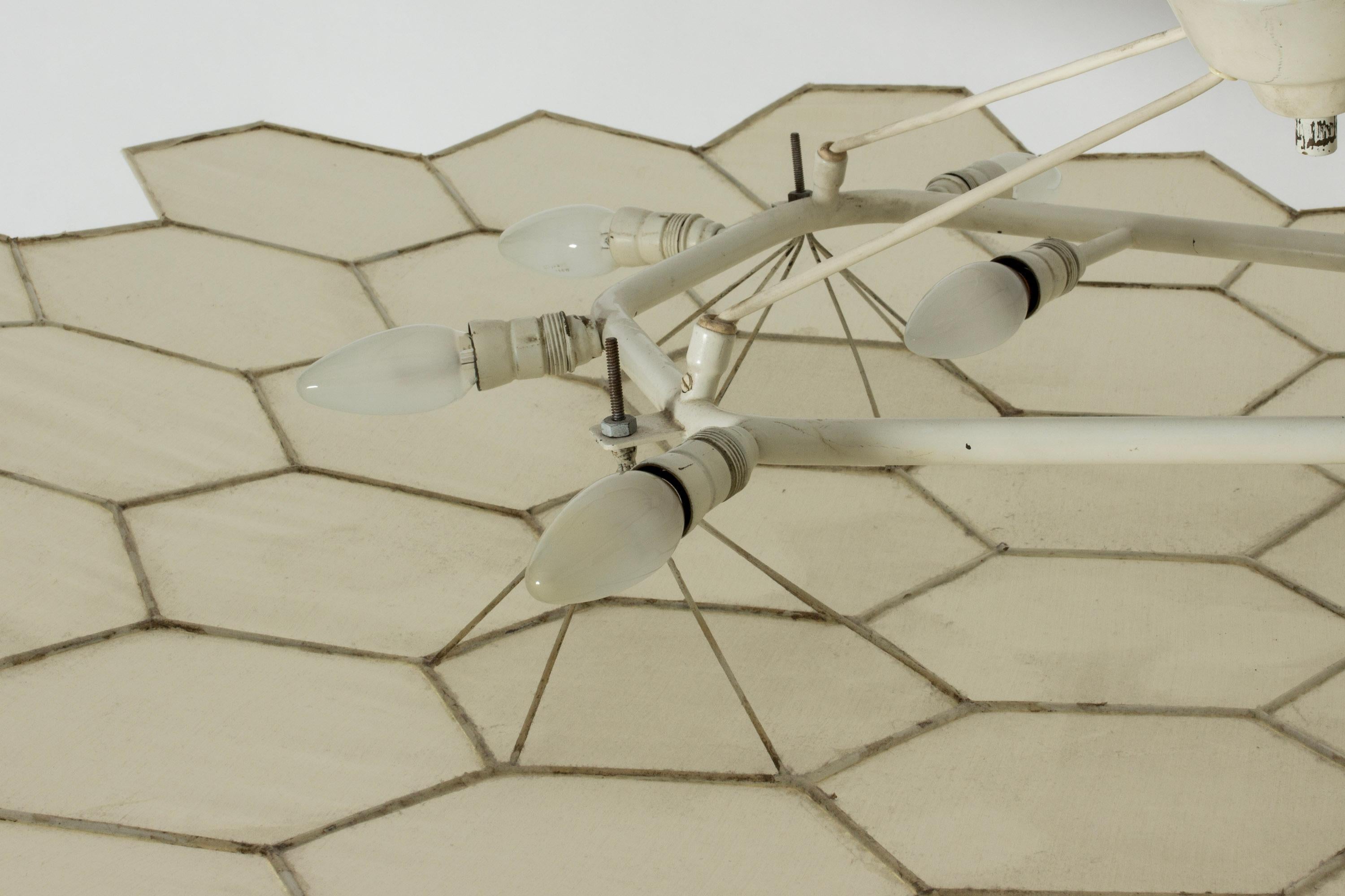 Rare Oversized Scandinavian Modernist Flush Mount, Hans Bergström ...
