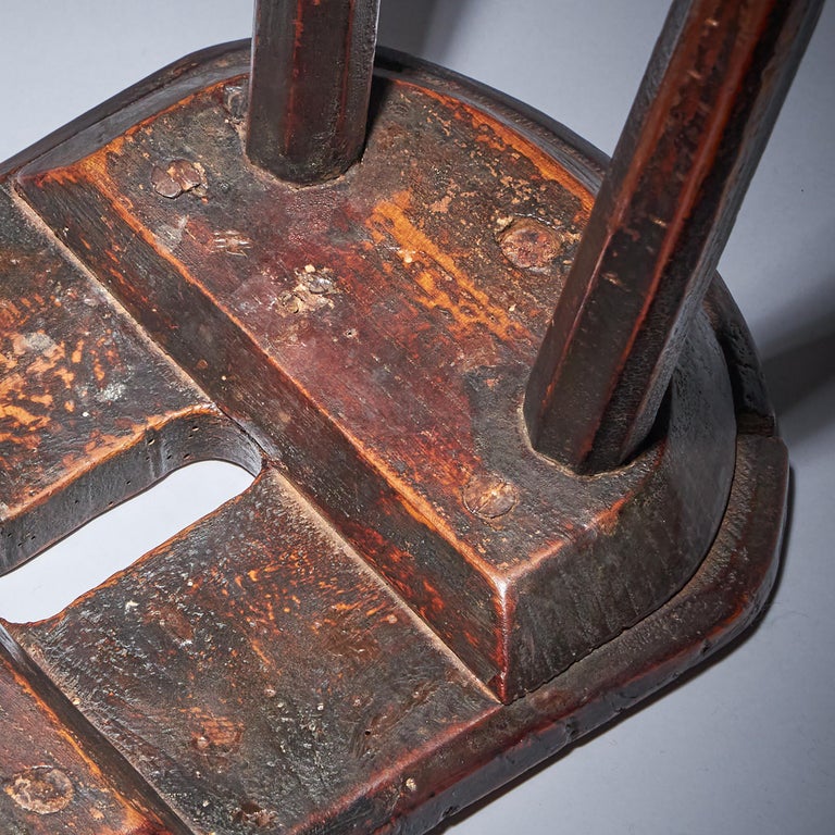 Rare Pair of 18th Century Vernacular Provincial Primitive Country Elm ...