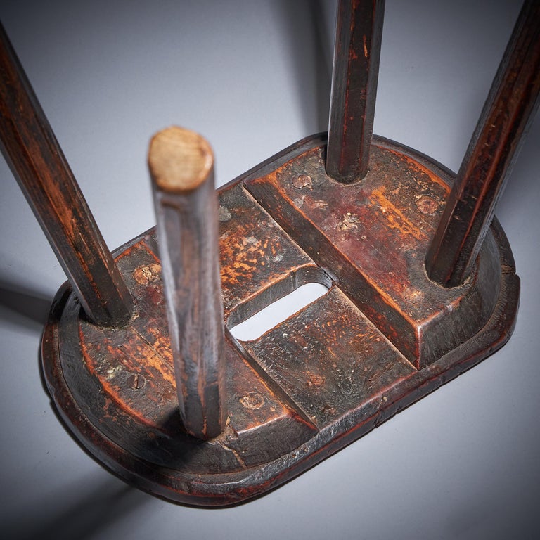 Rare Pair of 18th Century Vernacular Provincial Primitive Country Elm ...