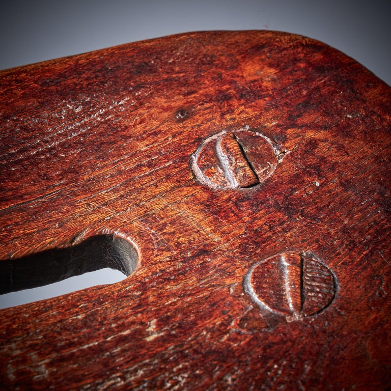 Rare Pair of 18th Century Vernacular Provincial Primitive Country Elm ...