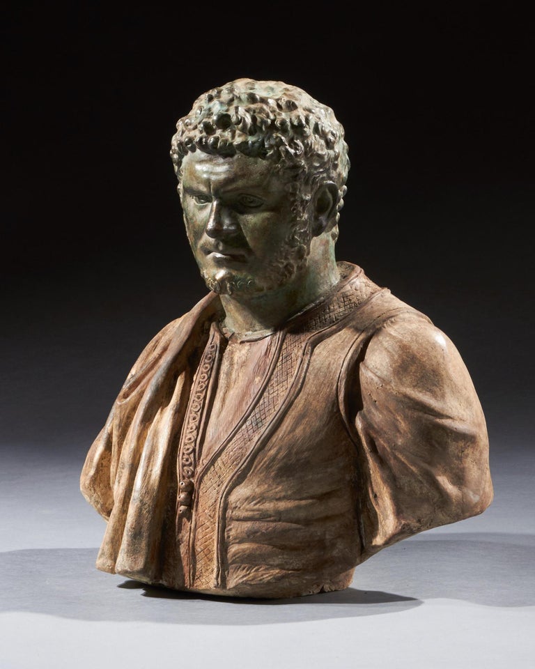 Rare Pair of 19th Century Portrait Busts of Caesars Marcus Aurelius and ...
